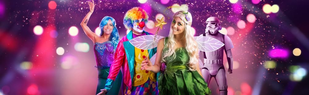 Maskeradkläder, dräkter och tillbehör - Allt till maskeraden | Partykungen