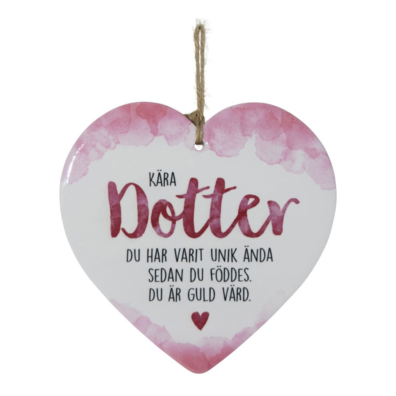 Dekorasjonshjerte Datter | Partyking