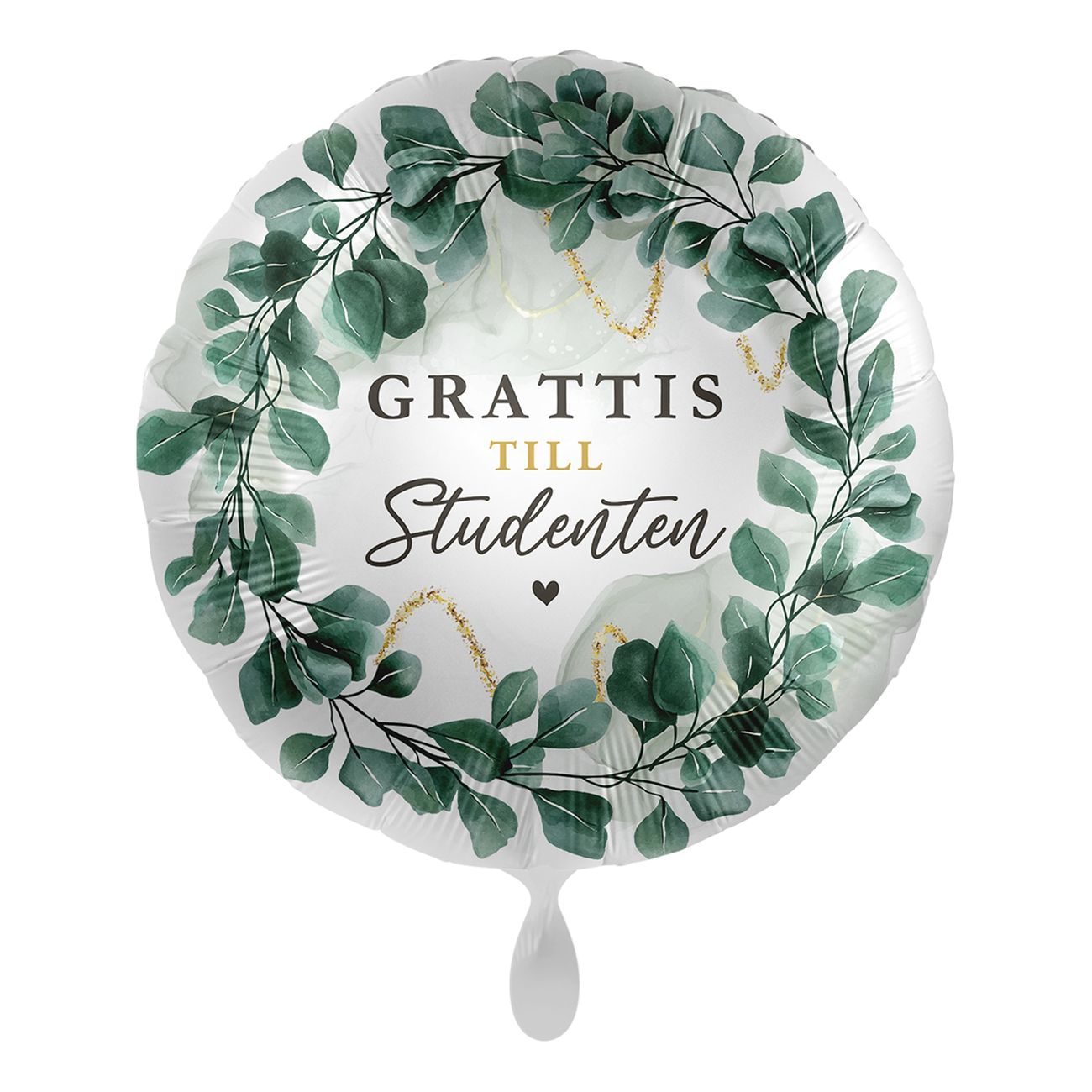 Folieballong Grattis till Studenten Eucalyptus | Partykungen