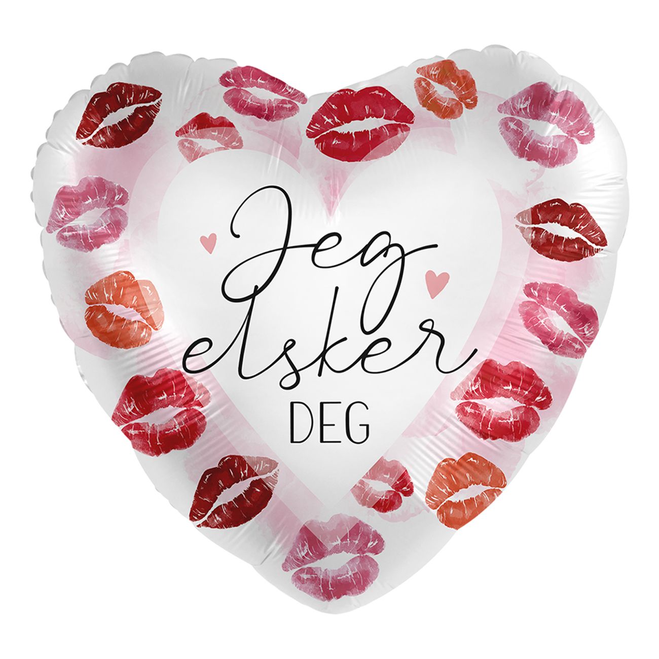 Folieballong Jeg Elsker Deg Kyss | Partyking