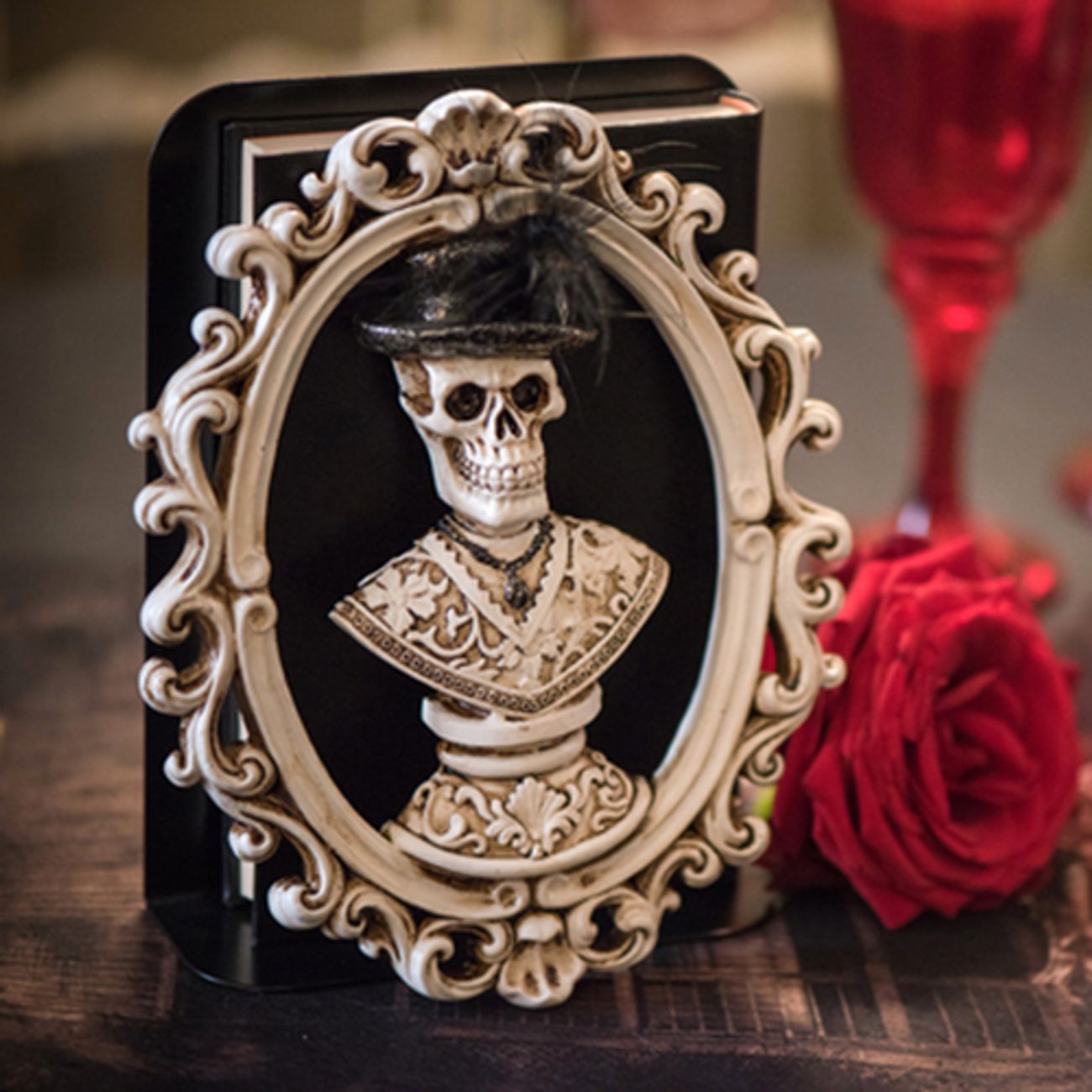 Halloweendekorasjon Hodeskalle i Ramme | Partyking