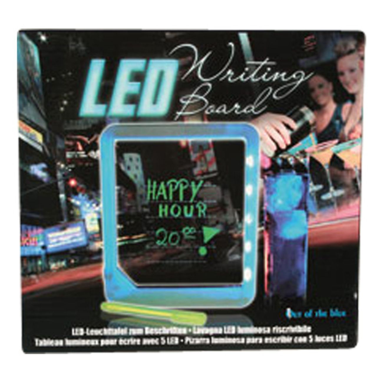 LED-Skylt med Penna | Partykungen