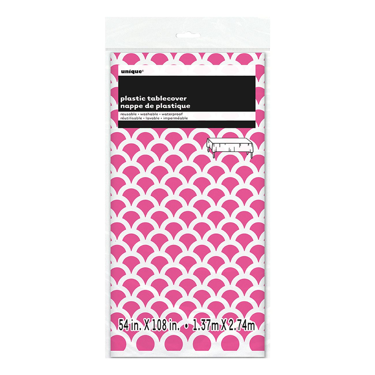 Plastduk Skjell Rosa | Partyking