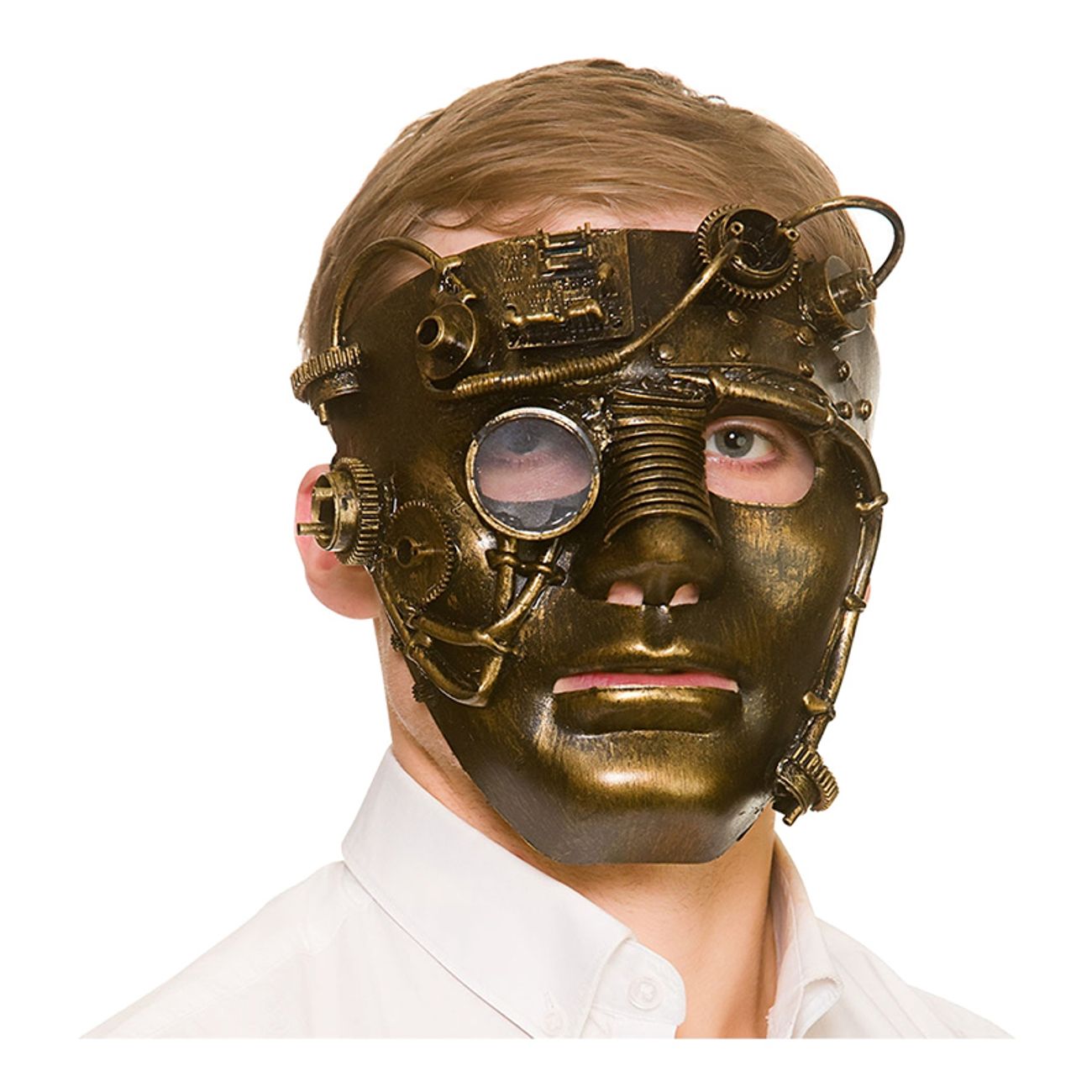 Robot Steampunk Maske | Partyking