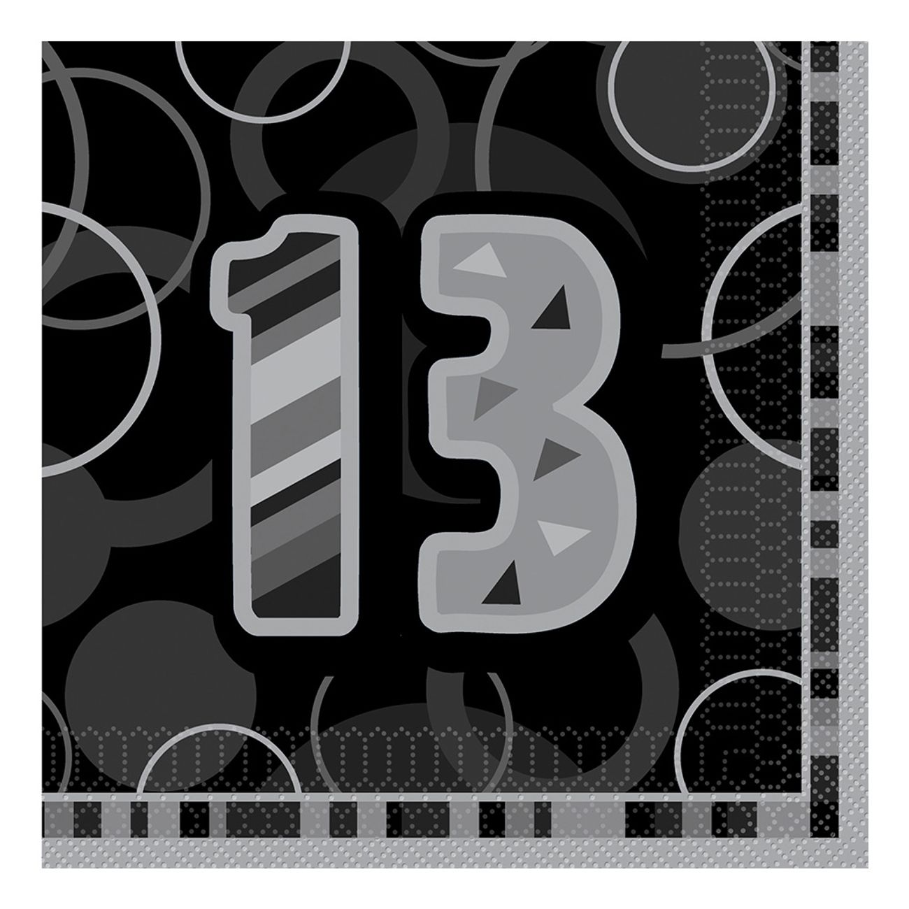 Servietter Sort 13 | Partyking