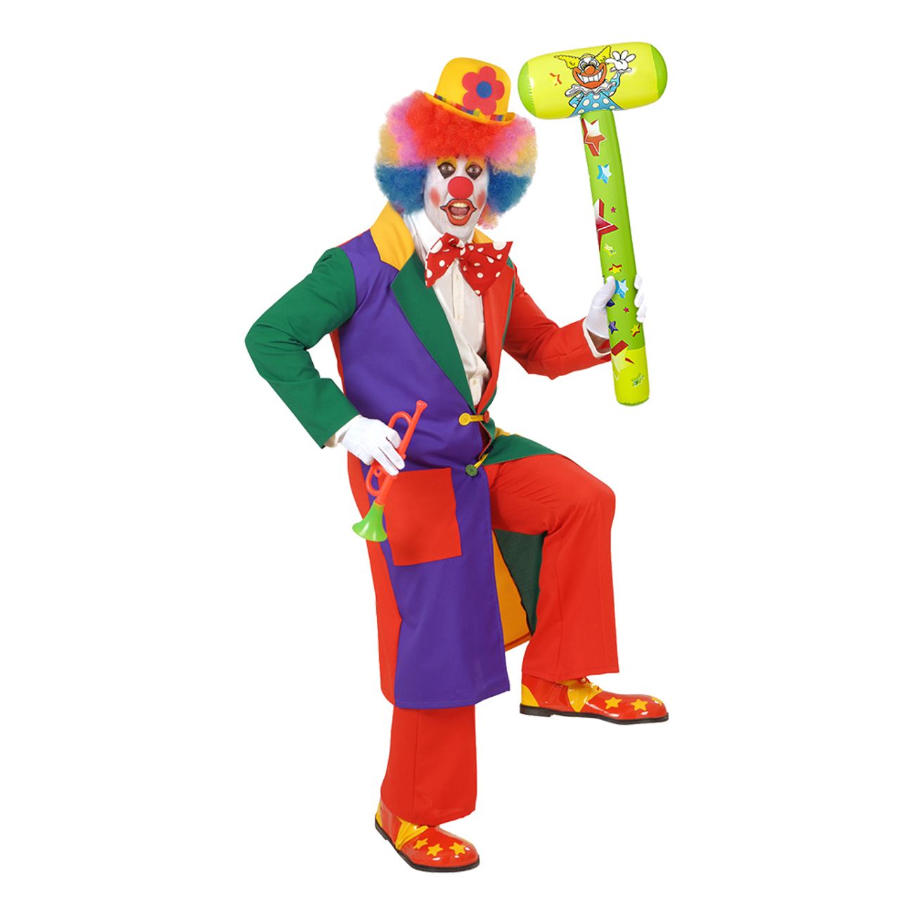 Uppblåsbar Clownhammare | Partykungen