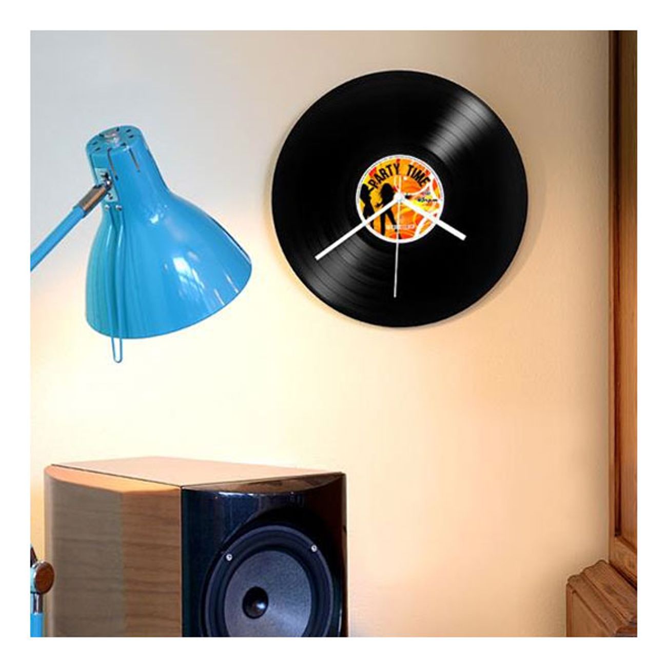 Väggklocka Vinylskiva | Partykungen