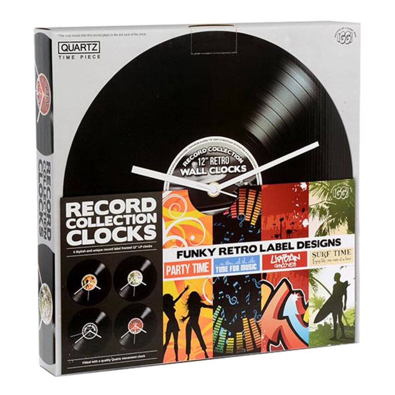 Väggklocka Vinylskiva | Partykungen