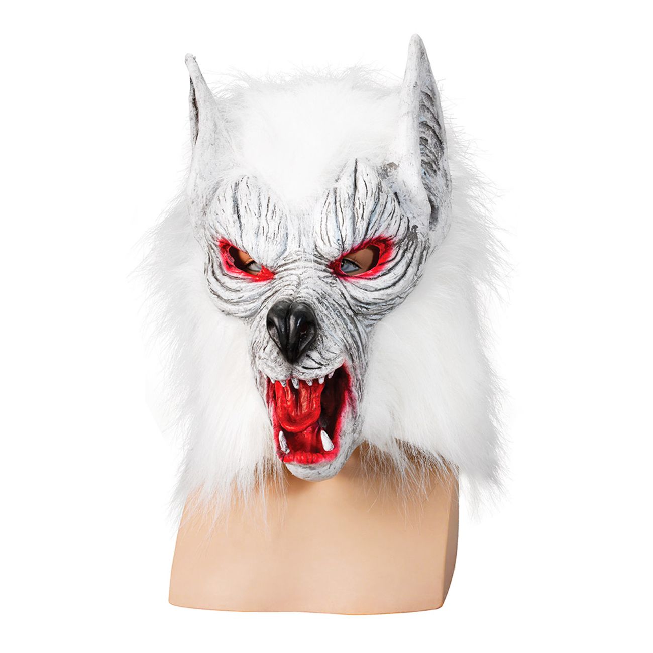 Vargmask Vit | Partykungen