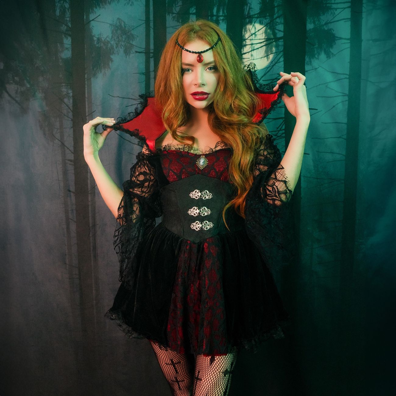Viktoriaaninen Vampyyri Naamiaisasu | Partyking.fi