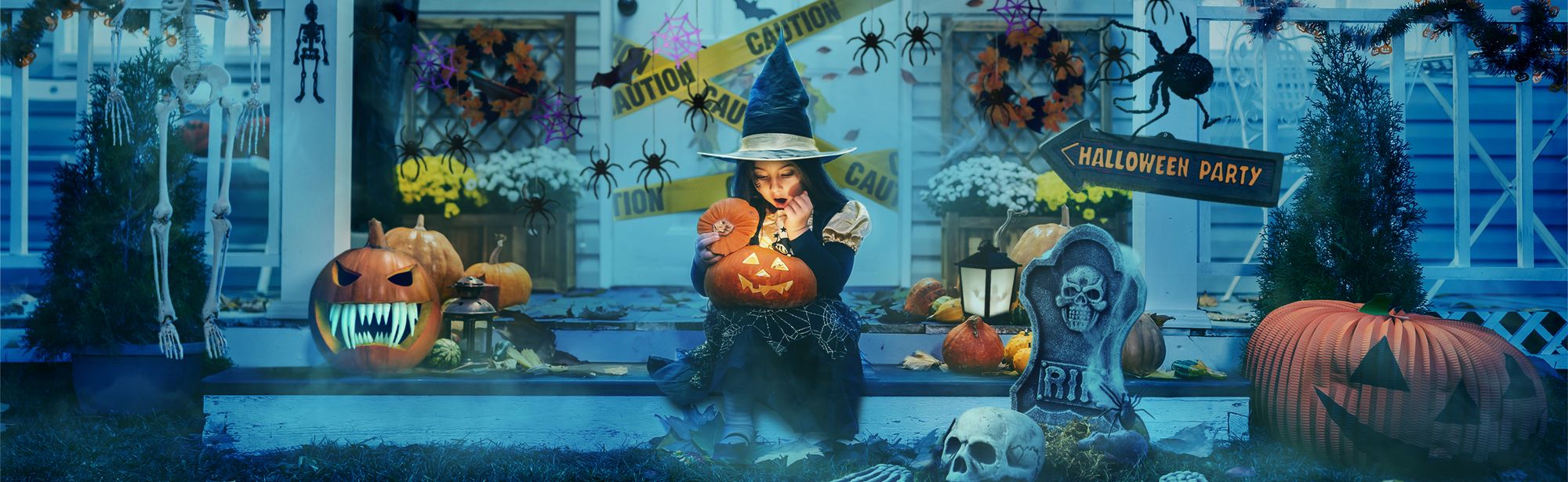 Slik dekorerer du hagen til Halloween | Partyking