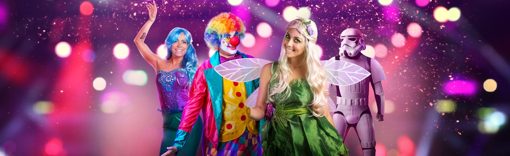 Naamiaisasut kaikille ja kaikkiin tilaisuuksiin | Partyking.fi