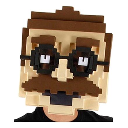 8-bit Man Mask | Partykungen