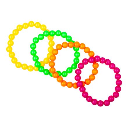 80-tals Armband Flerfärgade | Partykungen