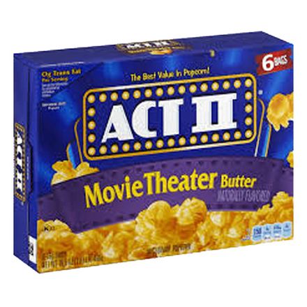 ACT II Movie Theater Butter Popcorn | Partykungen