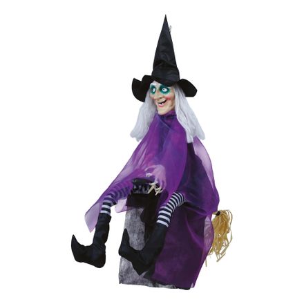 Animerad Häxa med Ljud & Ljus Prop | Partykungen