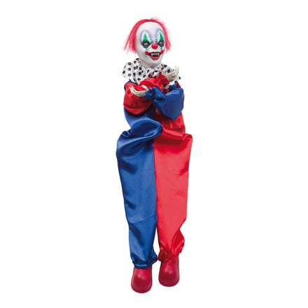 Animerad Sittande Clown | Partykungen