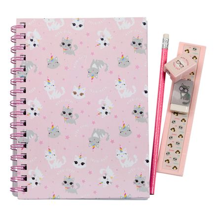 Anteckningsbok Set Söt Katt | Partykungen