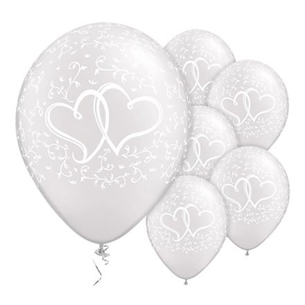 Ballonger Bryllup Hjerter Hvite | Partyking