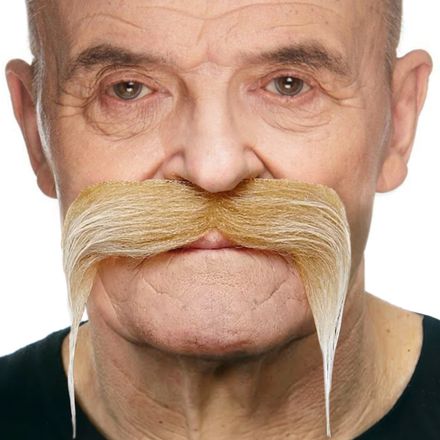 Bandit Moustache Blond | Partyking