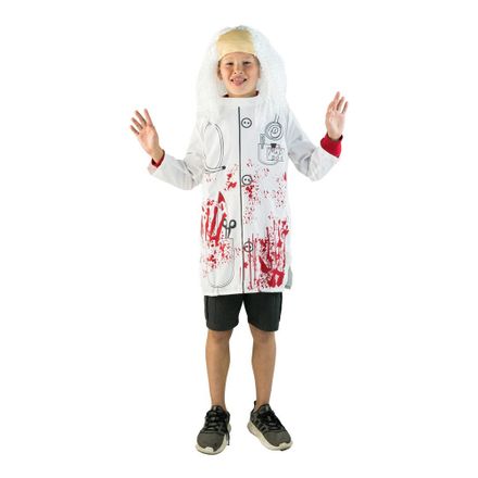 Blodig Doktor Barn Karnevalskostymet | Partyking