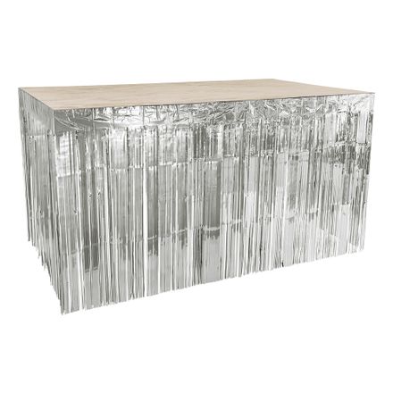 Bordskjol Metallic Silver | Partykungen