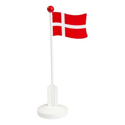 Bordsflagga i Trä Danska Flaggan | Partykungen