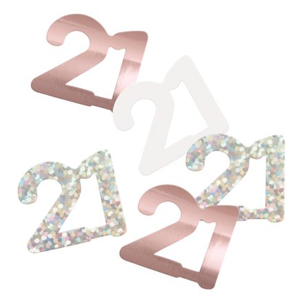 Bordskonfetti 21 Roséguld | Partykungen
