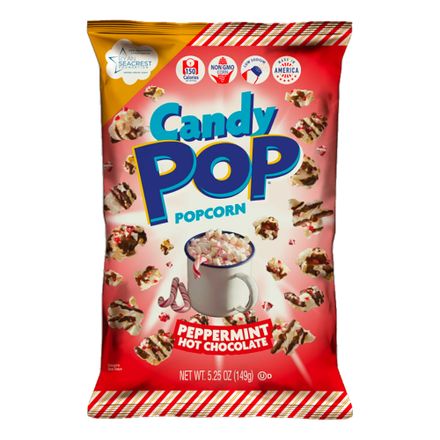 Candy Pop Peppermint Hot Chocolate Popcorn | Partykungen