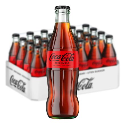 Coca-Cola Zero Glasflaska | Partykungen