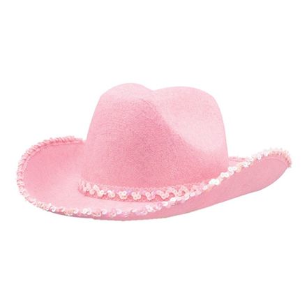 Cowboyhatt Rosa | Partyking