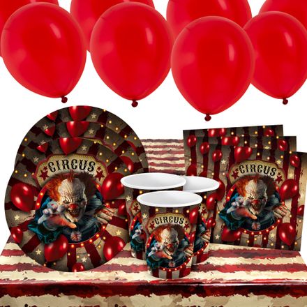 Borddækning Pakke Halloween Circus | Partykungen