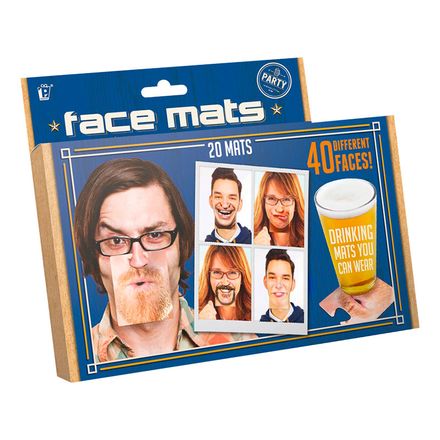 Face Mats Drinkunderlag | Partyking