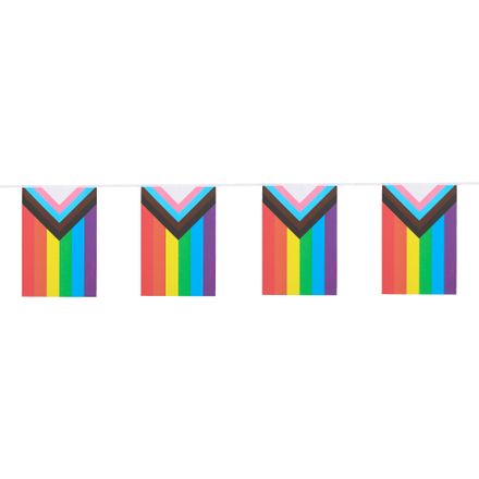 Flagguirlande Pride Progress | Partyking