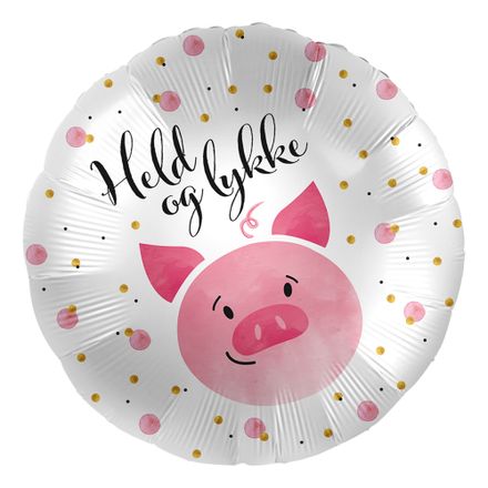 Folieballon Held og Lykke | Partyking