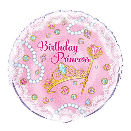 Foliopallo Birthday Princess | Partyking.fi