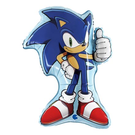 Folieballong Sonic Shape | Partykungen