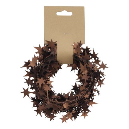 Guirlande med Stjerner Kobber Mat | Partyking
