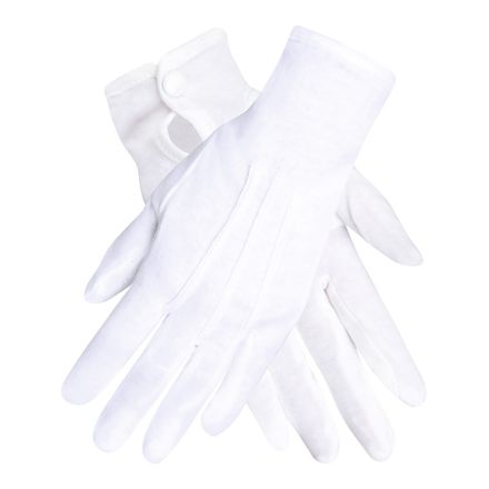 Handsker Hvide Ribbede | Partyking