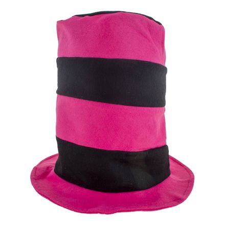 Høj Hat Sort/Lyserød | Partyking