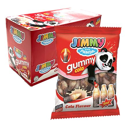 Jimmy the Panda Gumma Cola Sour Storpakning | Partyking