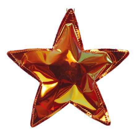 Juletræspynt Guld Stjerne | Partyking