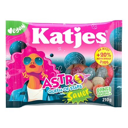 Katjes Astro Queen of Stars Sur | Partykungen
