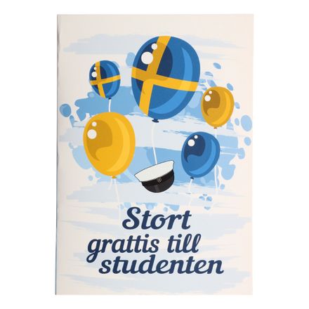 Kort Grattis till Studenten Ballonger | Partykungen