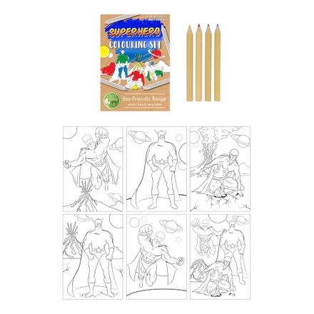 Värityskirja Mini Supersankarit | Partyking.fi