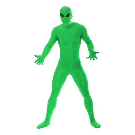Morphsuit Alien Maskeraddräkt | Partykungen