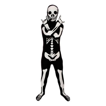 Morphsuit Skelett Barn Maskeraddräkt | Partykungen