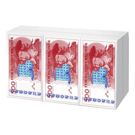 Näsdukar 500-lappar | Partykungen