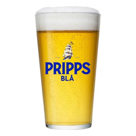 Ölglas Pripps Blå | Partykungen