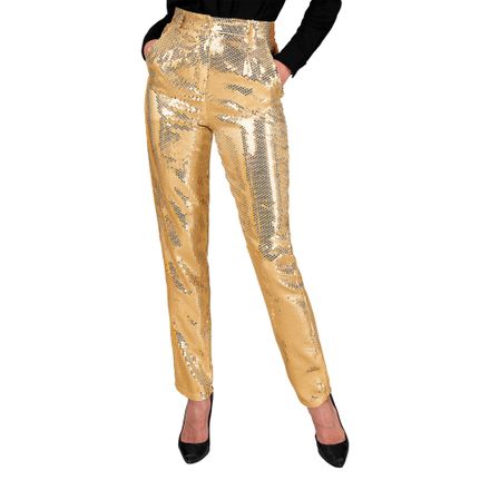Paljettbyxor Dam Guld | Partykungen